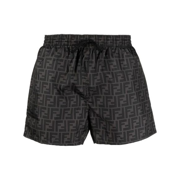 Fendi | Bags | Fendi Men Tech Fabric With Allover Ff Pattern Swim ...